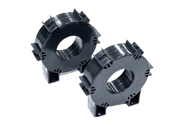 Ring high frequency power transformer magnetic core